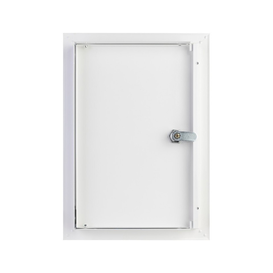 Lockable Metal Access Panel Inspection Door White - Keys Included - All ...