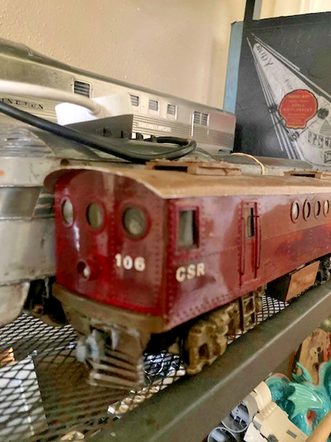 O Scale ~ Unbranded Brass Cab deiseal Engine ~ for parts or display ...