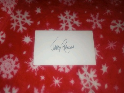 Jerry Reuss Autographed Index Card 3x5 Inch | eBay
