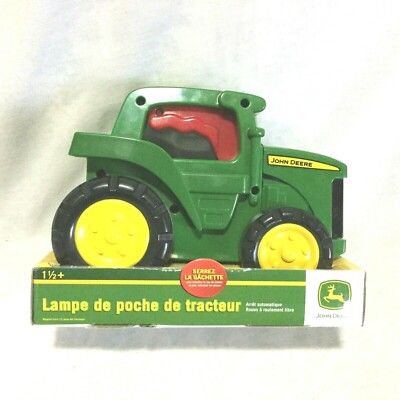 JOHN DEERE FLASHLIGHT TOY TRACTOR - NEW IN PACKAGE ! - COLLECTIBLE | eBay