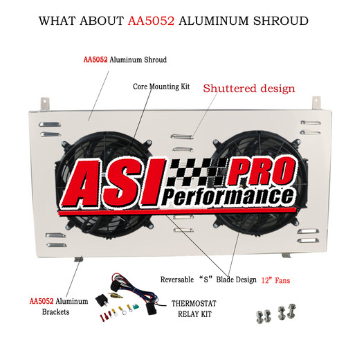 Aluminum Radiator Fan Shroud For Nissan Patrol GU Y61 ZD30 TD42T RD28 3 ...