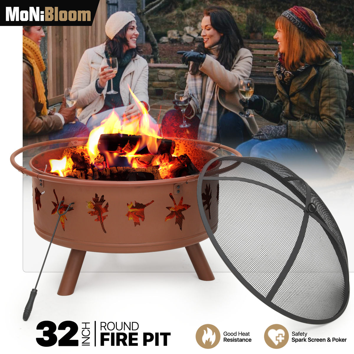 Gold Fire Pit