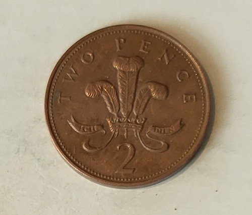 1998 England Great Britain UK 2 Pence Coin w/ Queen Elizabeth II | eBay