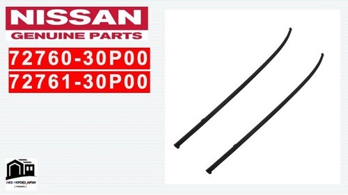 Nissan OEM 300ZX Z32 90-96 T-Top Front Windshield Side Molding RH LH ...
