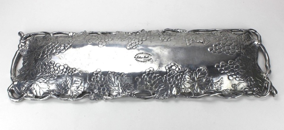 Arthur Court Metal Serving Tray 19" x 5.5" | eBay