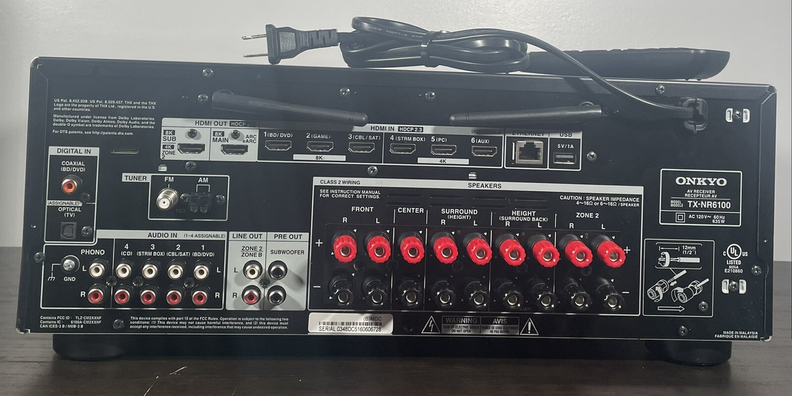 適切な価格 BICストアOnkyo TX-NR6100 7.2チャンネルTHX認定ネットワークAVレシーバー kids-nurie.com