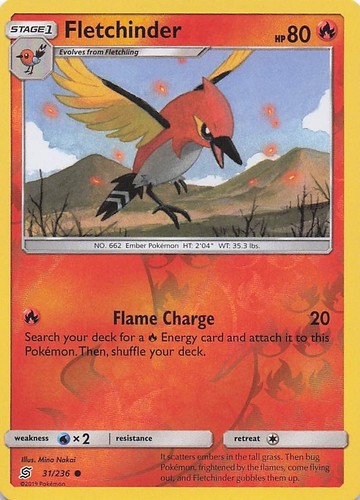 Fletchinder 31/236 Reverse Holo SM - Unified Minds NM | eBay