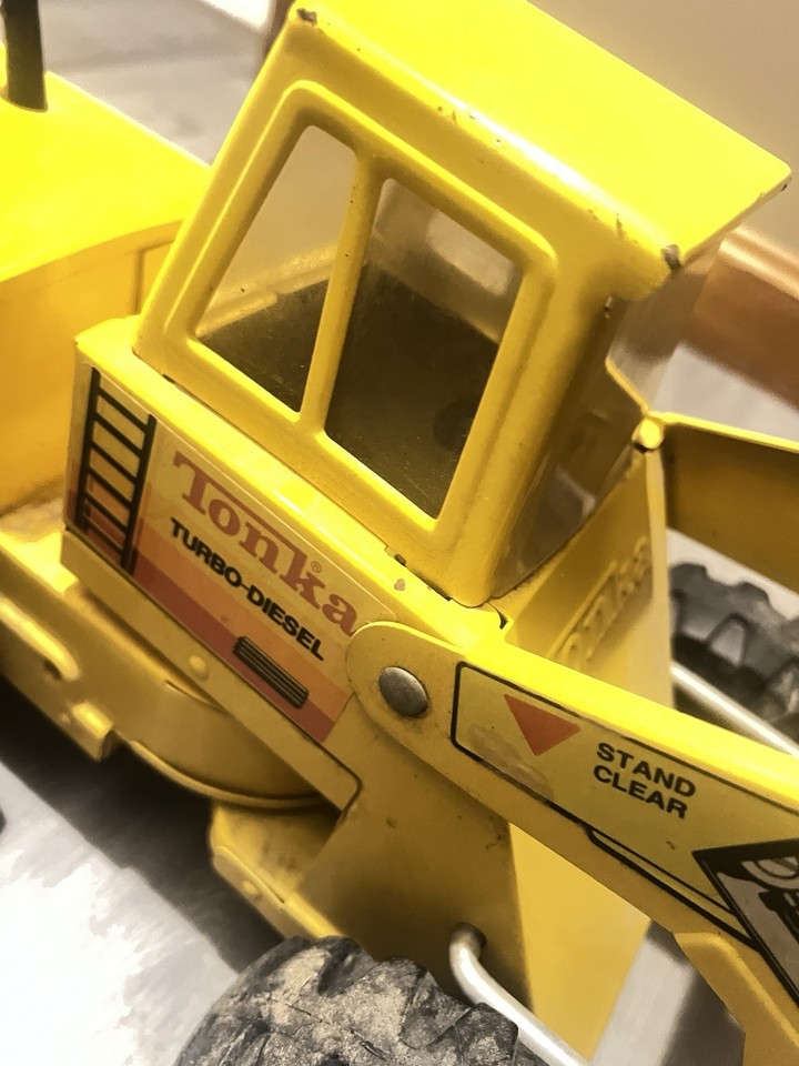 VTG 1980s Tonka Loader Mighty Turbo-Diesel XMB-975 Front End Bucket ...