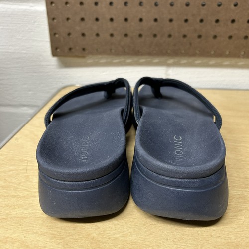 Vionic High Tide II Blue Flip Flops Slip On Sandals Shoes Women’s Size ...