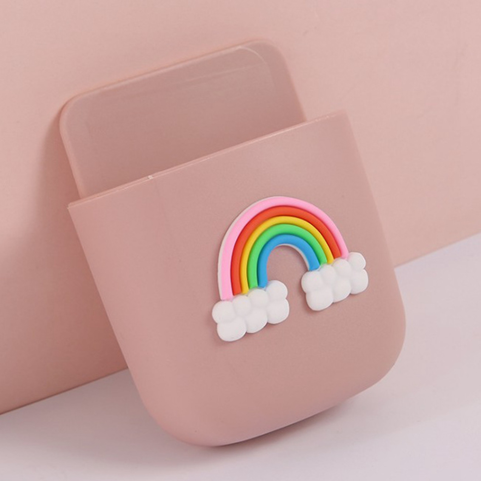 (Rainbow)Remote Control Holders Wall Mount Adhesive Organizer Pen ...