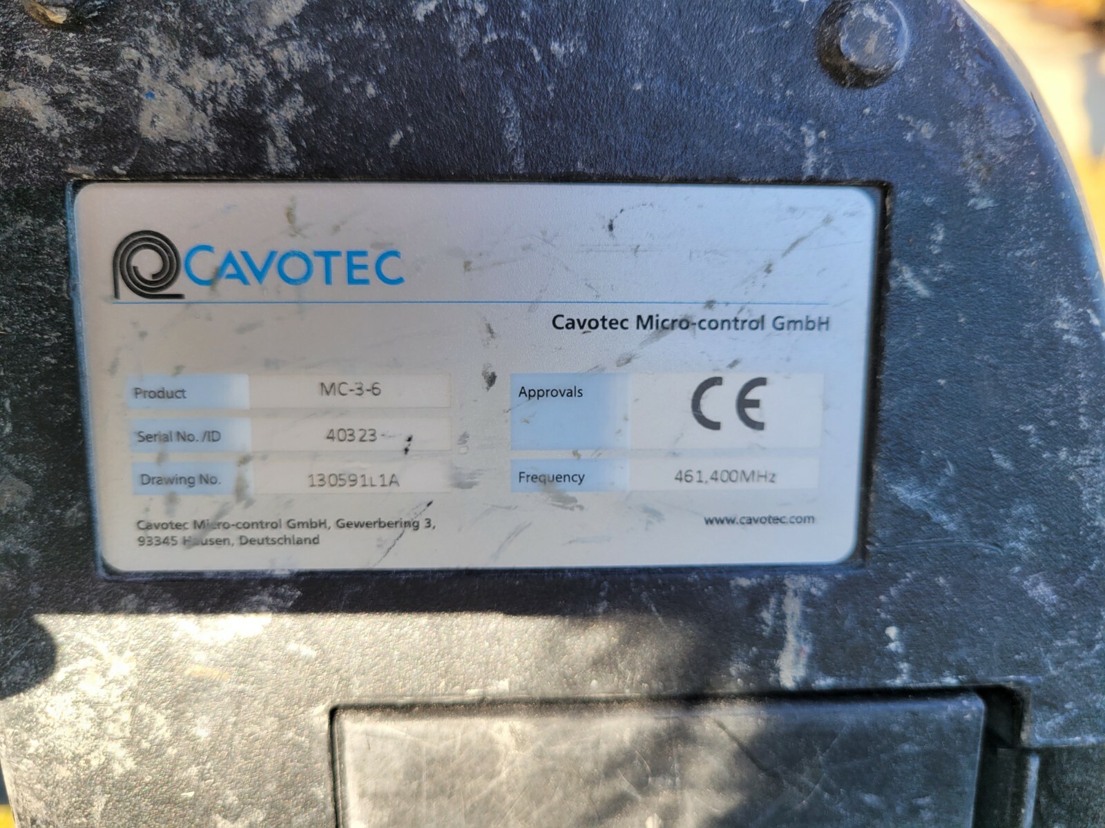 Cavotec MC-3-6 Radio Remote Control for Mining/Crane/Oil Application | eBay