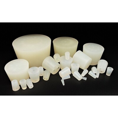 Silicone Stopper (5 Pack) Tapered Silicon Bungs, Rubber Stopper, Laboratory Bung | eBay