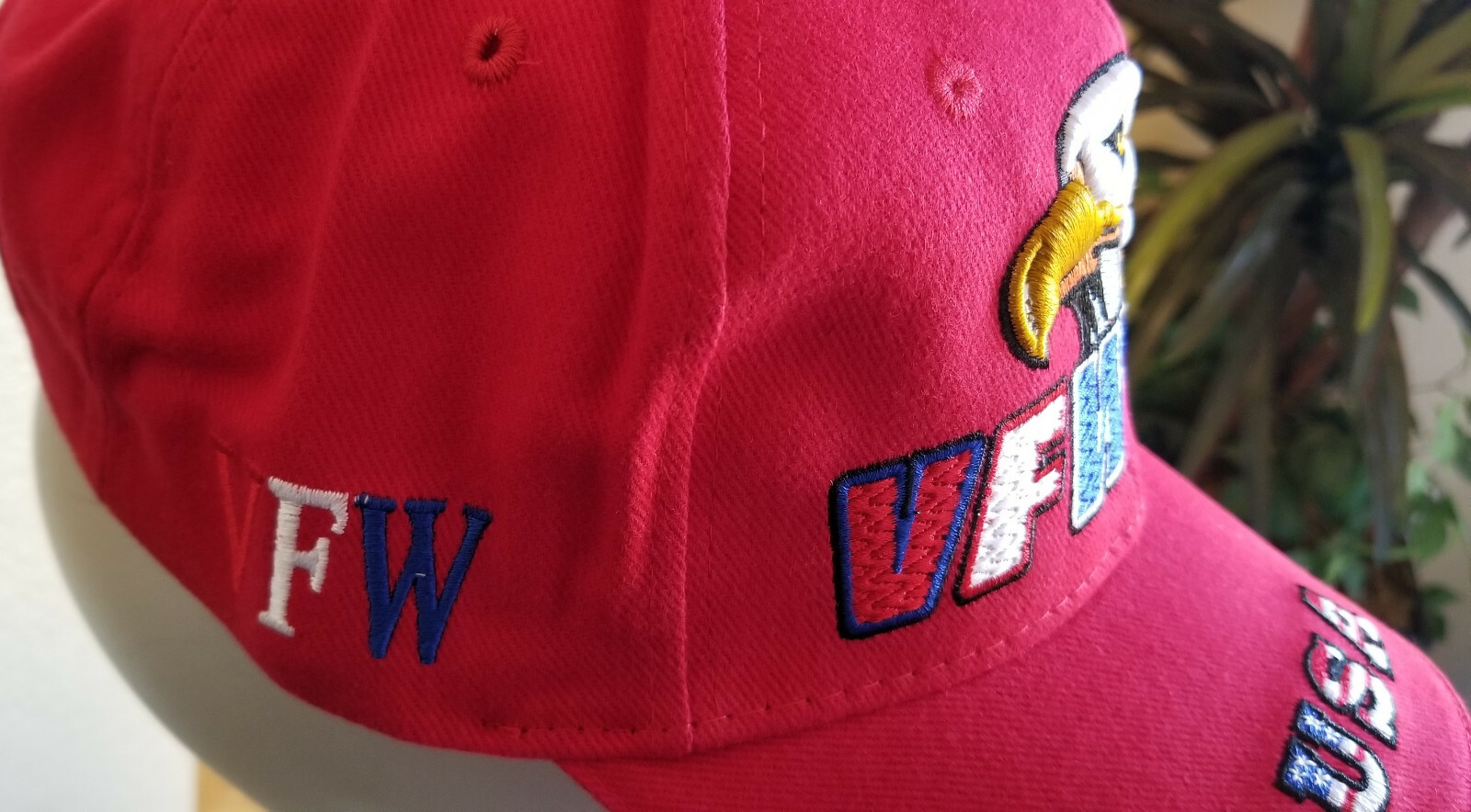 VFW Veterans of Foreign Wars Embroidered Patriotic Baseball Hat Ball ...