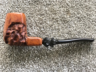 Micoli -Robert Burns Hand Carved Classic Freehand Briar Pipe Vulcanite ...