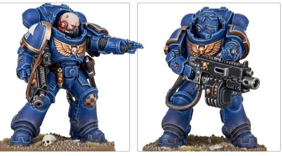 Space Marine Primaris Heavy Intercessors Warhammer 40,000 Elite Squad ...