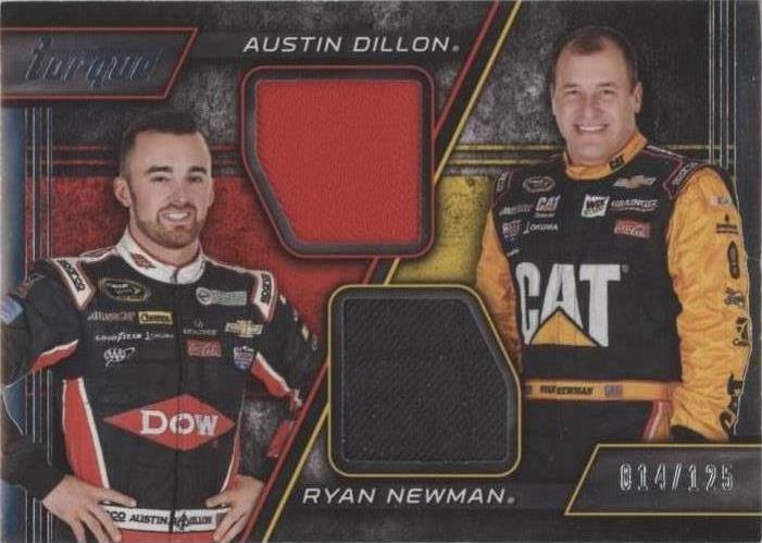 2016 Panini Torque - Pairings Materials Ryan Newman, Austin Dillon #PM ...