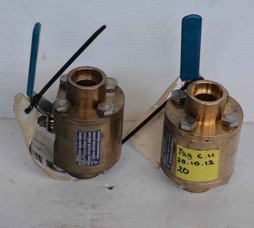 COYARD NiAlBrz 1" DN25 Marine ball valve bronze PN 50Class 300 FB/RB SW ...