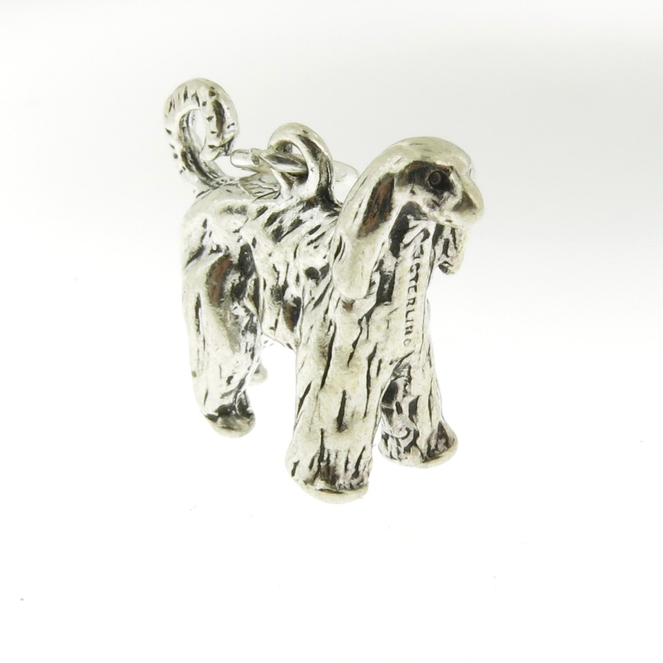 925 Sterling Silver Dog Puppy Charms Many Breeds Made in America | eBay