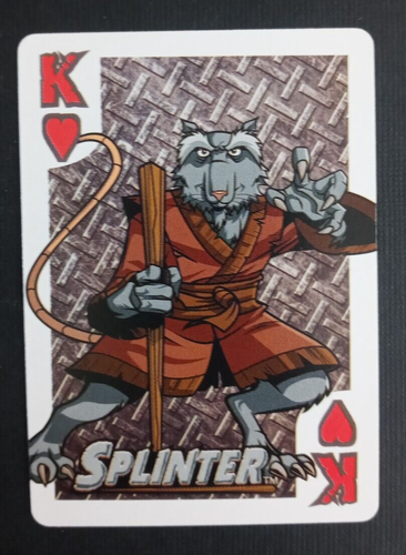 2003 Teenage Mutant Ninja Turtles Playing Card Splinter King Hearts | eBay