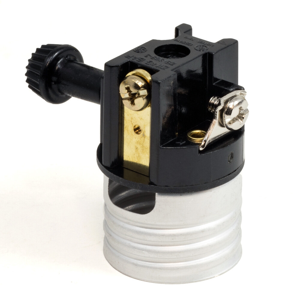 Zing Ear Turn Knob Light Bulb Lamp Socket Replacement Switch E27 E26 3 ...