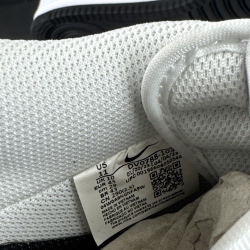 Nike Air Force 1 '07 Low Shoes 'White/Black' (DV0788-103) Sz 11 | eBay