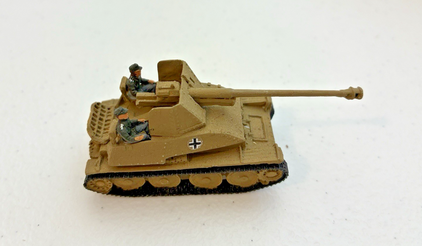 Trident? German Marder III tank destroyer w/ soldiers WWII 1:87 HO (L ...