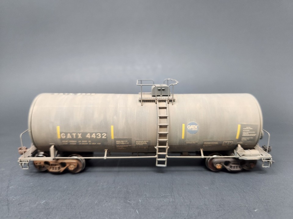 Weathered HO Atlas Master Series Trinity 17,600 Gal Corn Syrup Tank Car ...