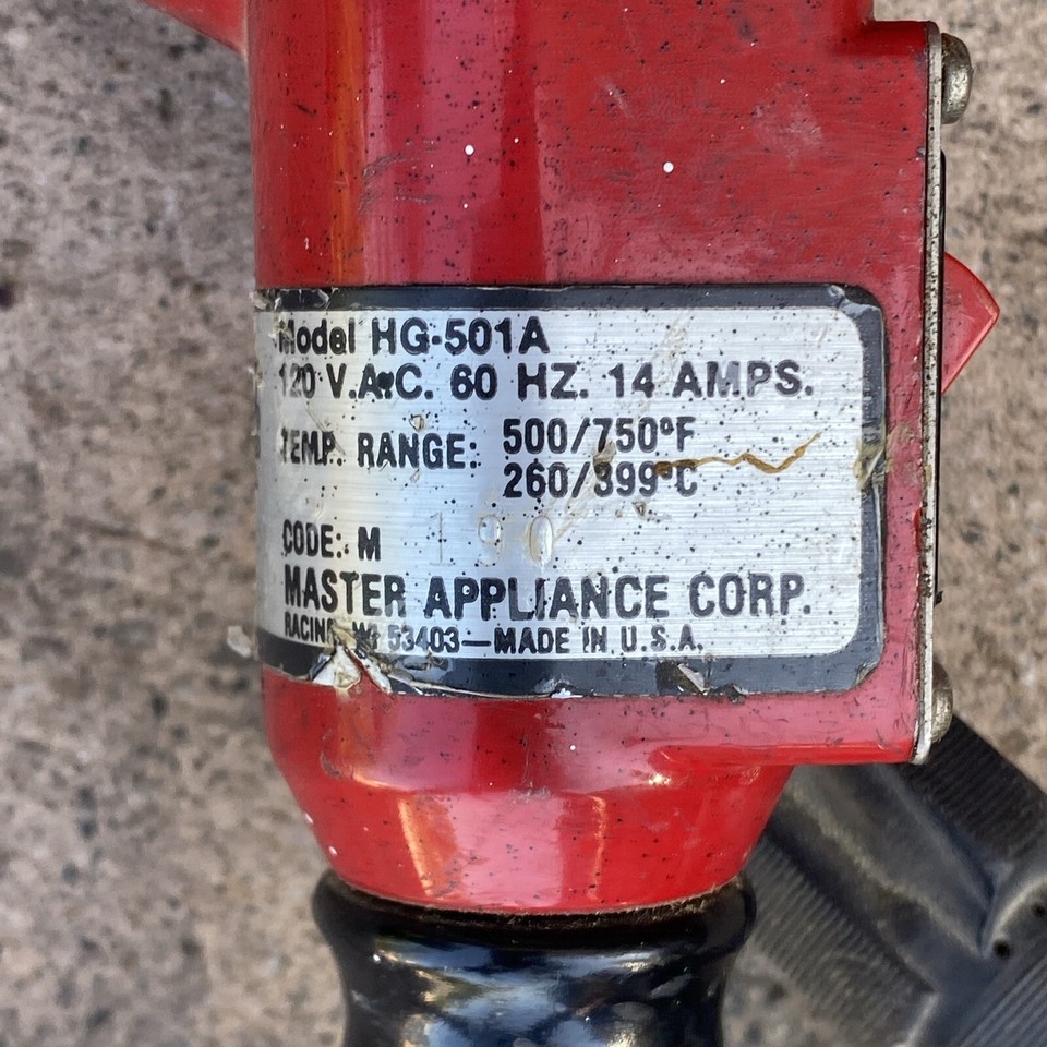 MASTER Appliance HG-501A Professional Heavy Duty Heat Gun (500-750°) Made In USA | eBay