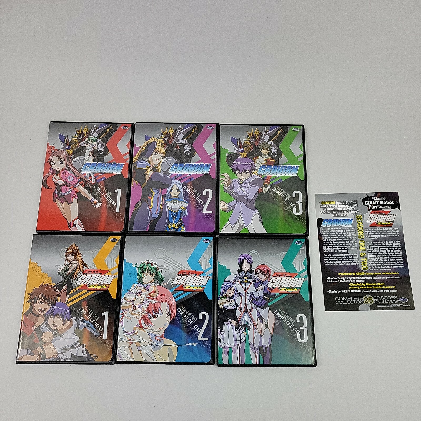 Gravion Gravion Zwei - The Complete Collection (DVD, 2007, 6-Disc Set ...