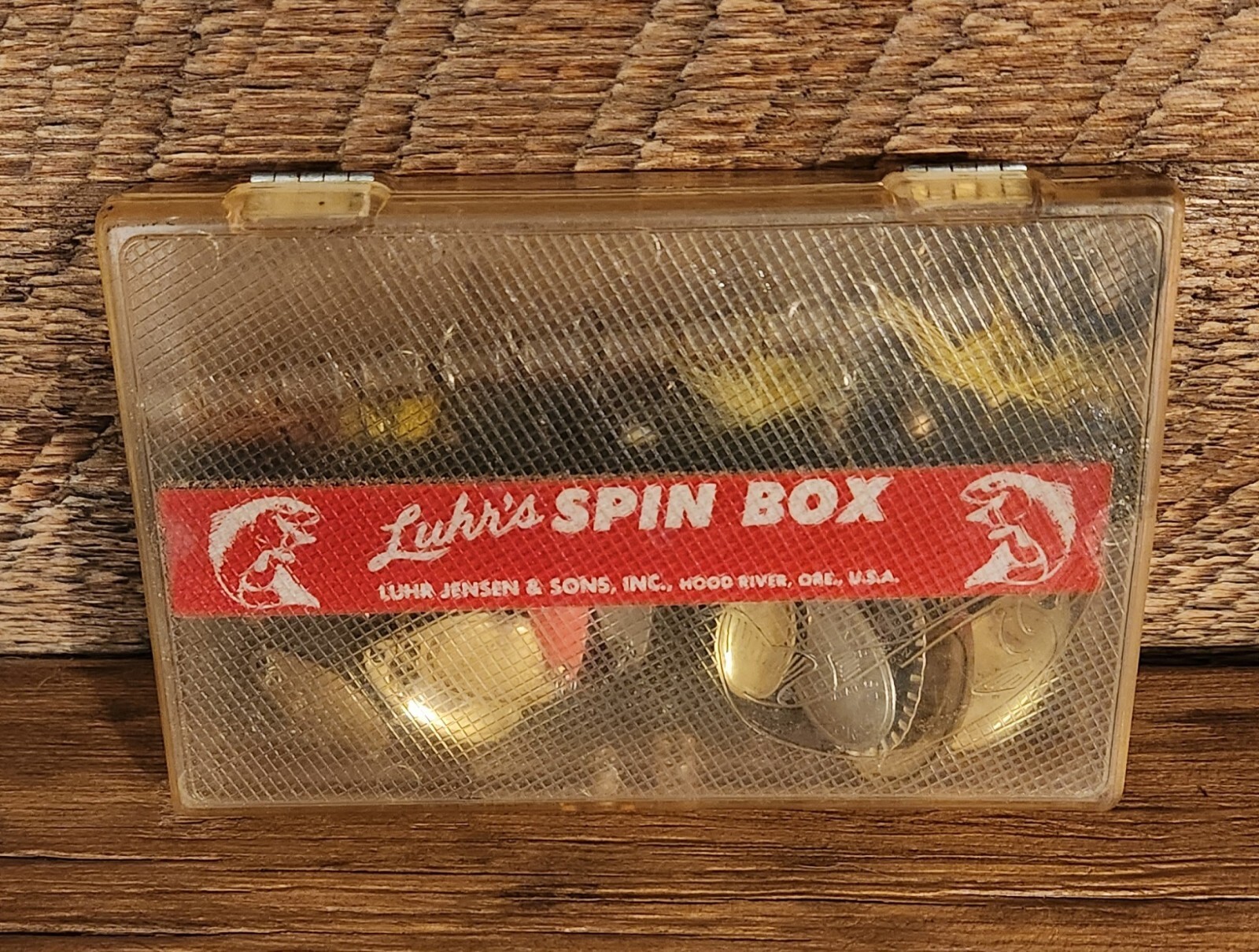 Vintage Luhr's Jensen Spin Box and Lot of (12) Spinners / Spoons | eBay