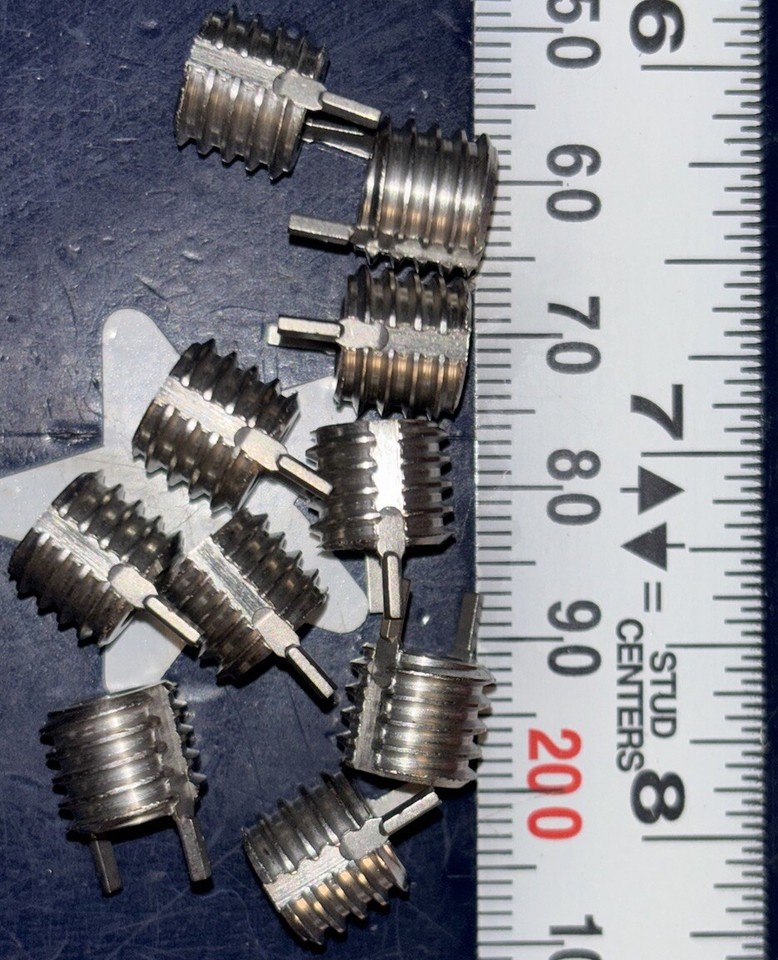10 X RECOIL 10-32 Keyserts Keylocking Threaded Inserts 10-32 X 3/8-16 ...