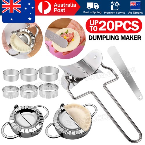 10-20X Dumpling Maker Stainless Steel Dough Press Pie Ravioli Making ...
