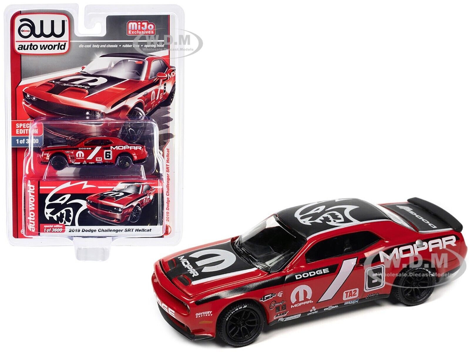 Autoworld CP7943 2019 Die-Cast Dodge Challenger SRT Hellcat for sale ...