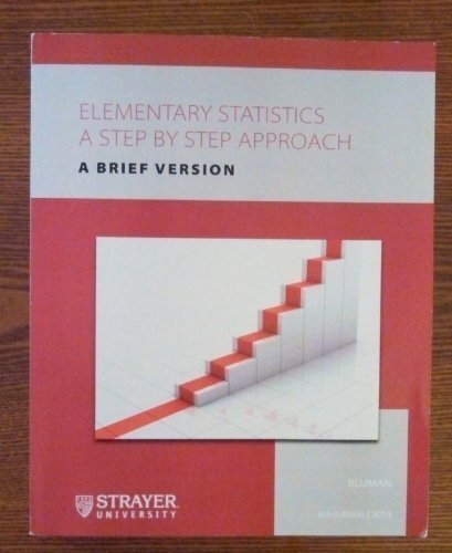 ELEMENTARY STATISTICS, BRIEF (CUSTOM) 6TH BY STRAYER By Strayer University | eBay