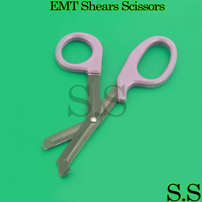PURPLE Fluoride Coated Trauma Paramedic EMT Shears Scissors 7.5" (S.S ...