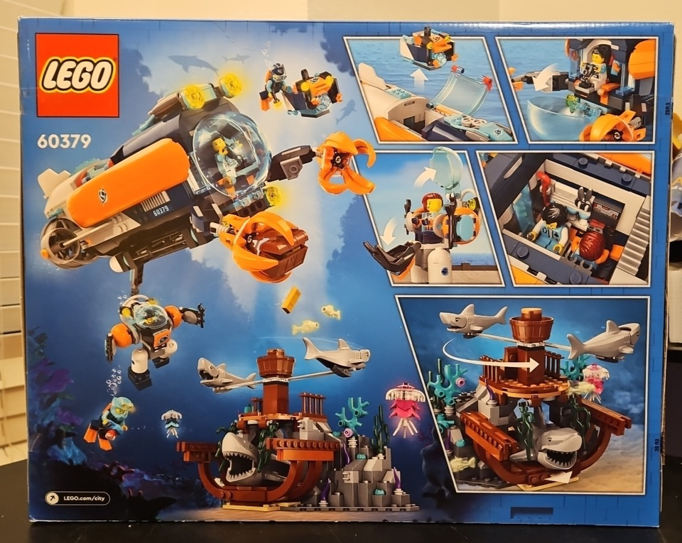 LEGO CITY Deep-Sea Explorer Submarine 60379 NEW Sealed Retired Great ...