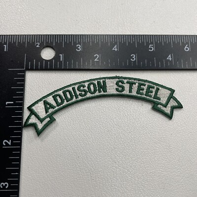 ADDISON STEEL Tab Patch 20E9 | eBay