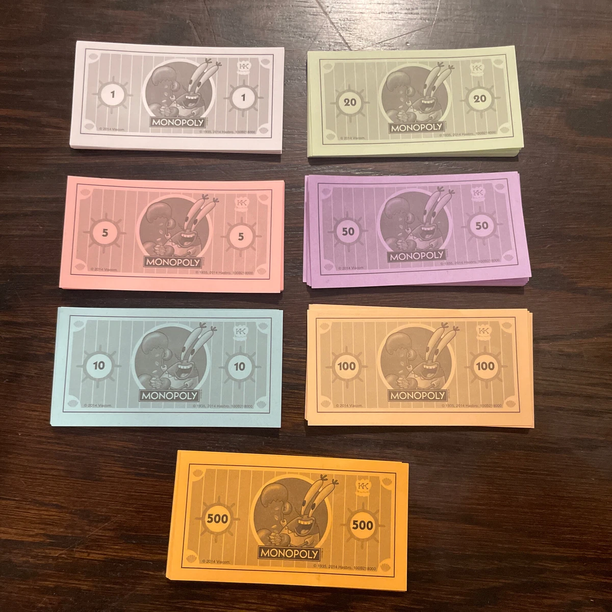Spongebob Monopoly Money
