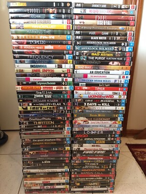 MASSIVE BULK LOT OF 100 DVDS MOVIES COLLECTION 2 | eBay