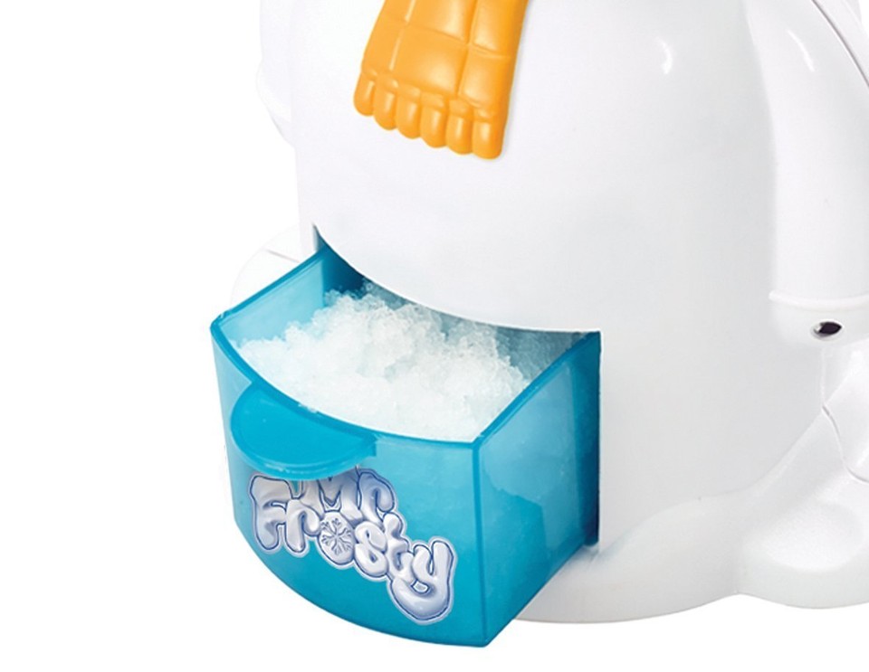 Mr Frosty Ice Crunchy Maker – Retro Snowman Slushie & Frozen Treat Toy ...