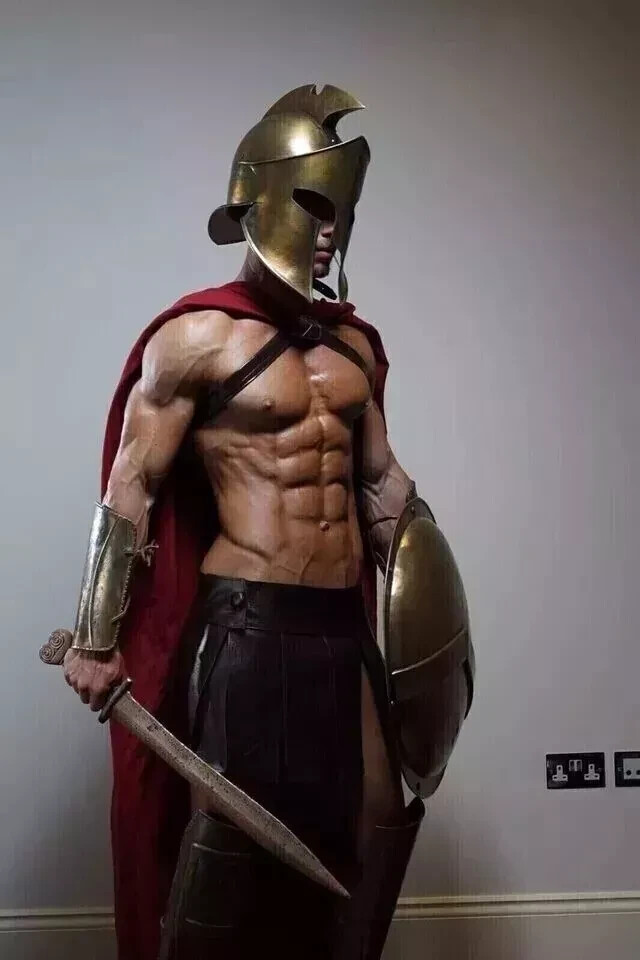 300 Spartan Costume-Spartan Full Body Armor Suit-Spartan Halloween ...