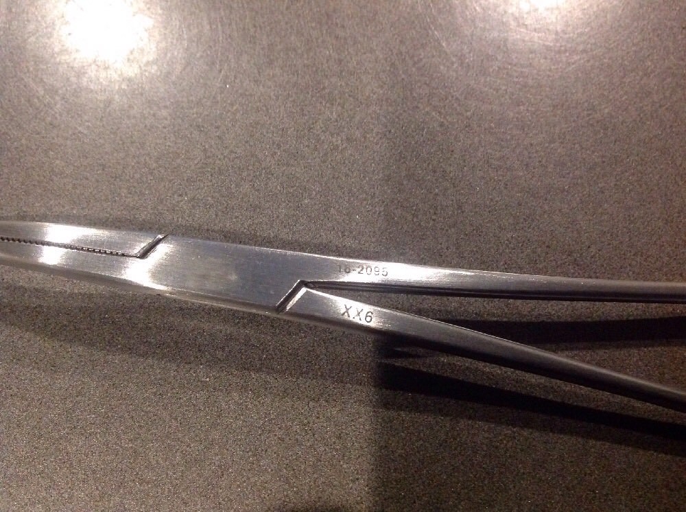 Pilling Curved Collier Hemostatic Forceps 6-1/4" Ref 182095 | eBay