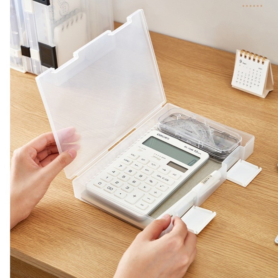 Transparent A4 File Storage Box Plastic Document Box New A4 File Box ...