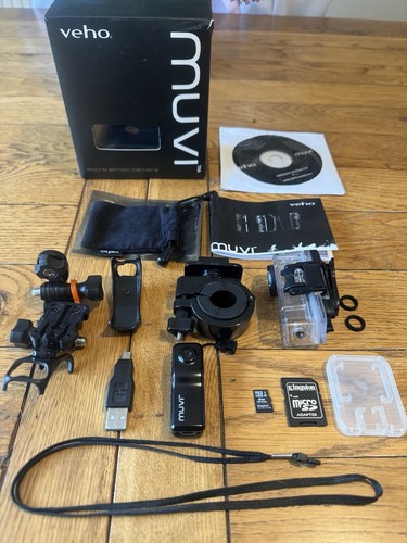 Veho Muvi VCC-003-MUVI-BLK micro action camera with accessories ...