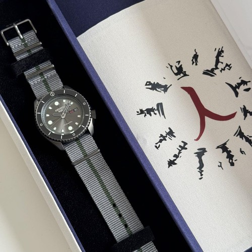Seiko 5 Sports Naruto Shikamaru Limited Model #0005/6500 with Box ...