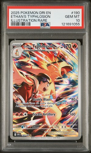 Ethan's Typhlosion 190/182 Destined Rivals Illustration Rare - PSA 10 💎 ...