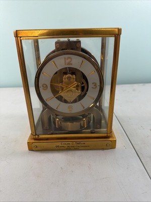 G1 Early LeCoultre Atmos Clock Engraved Cadillac Motor Company | eBay