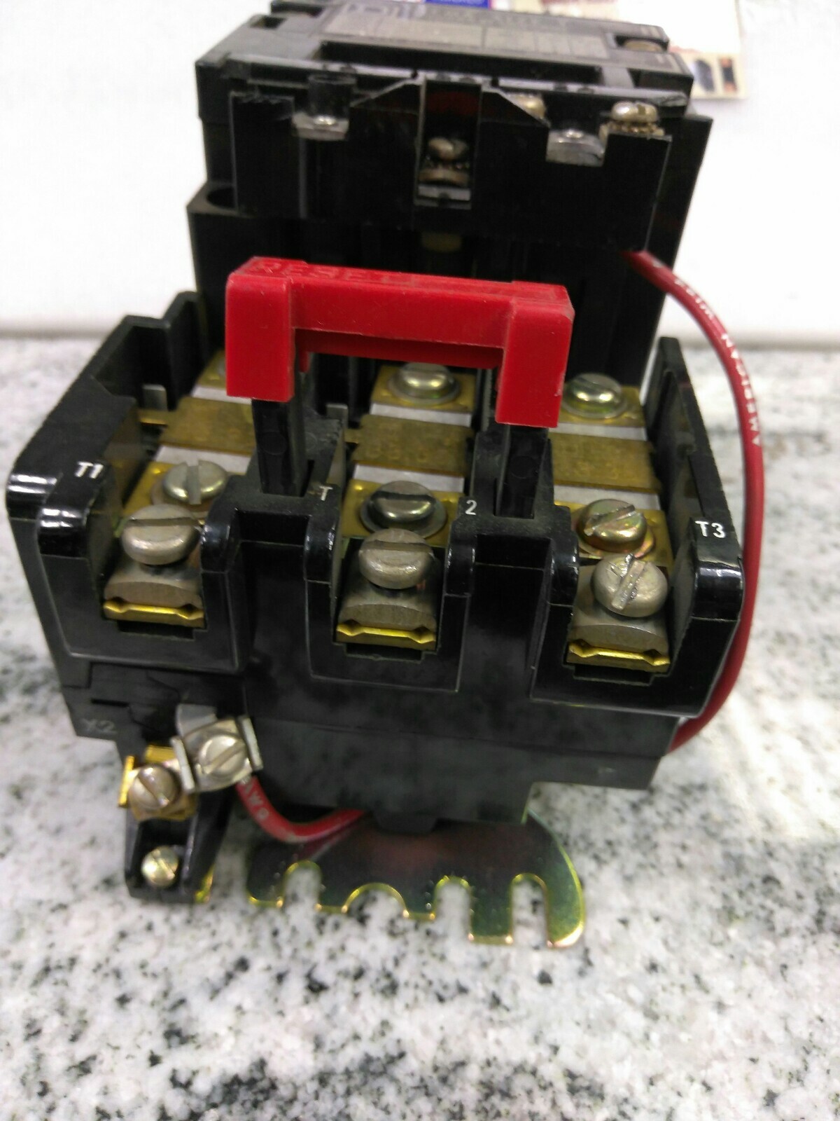 SQUARE D SIZE 1 MOTOR STARTER 120V COIL CLASS 8536 TYPE SC03, 600VA ...