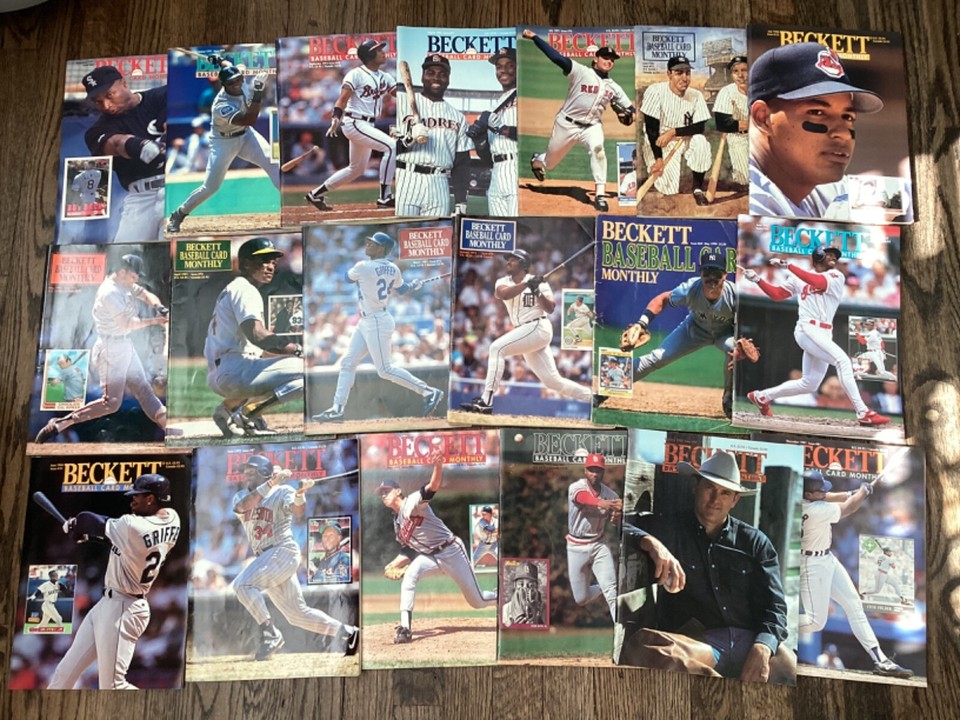 beckett baseball card monthly lot Early 90s - 45 count | eBay
