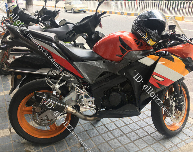 For Honda CBR300R CB300F Modified Exhaust Mid Connect Pipe Slip On 51mm ...